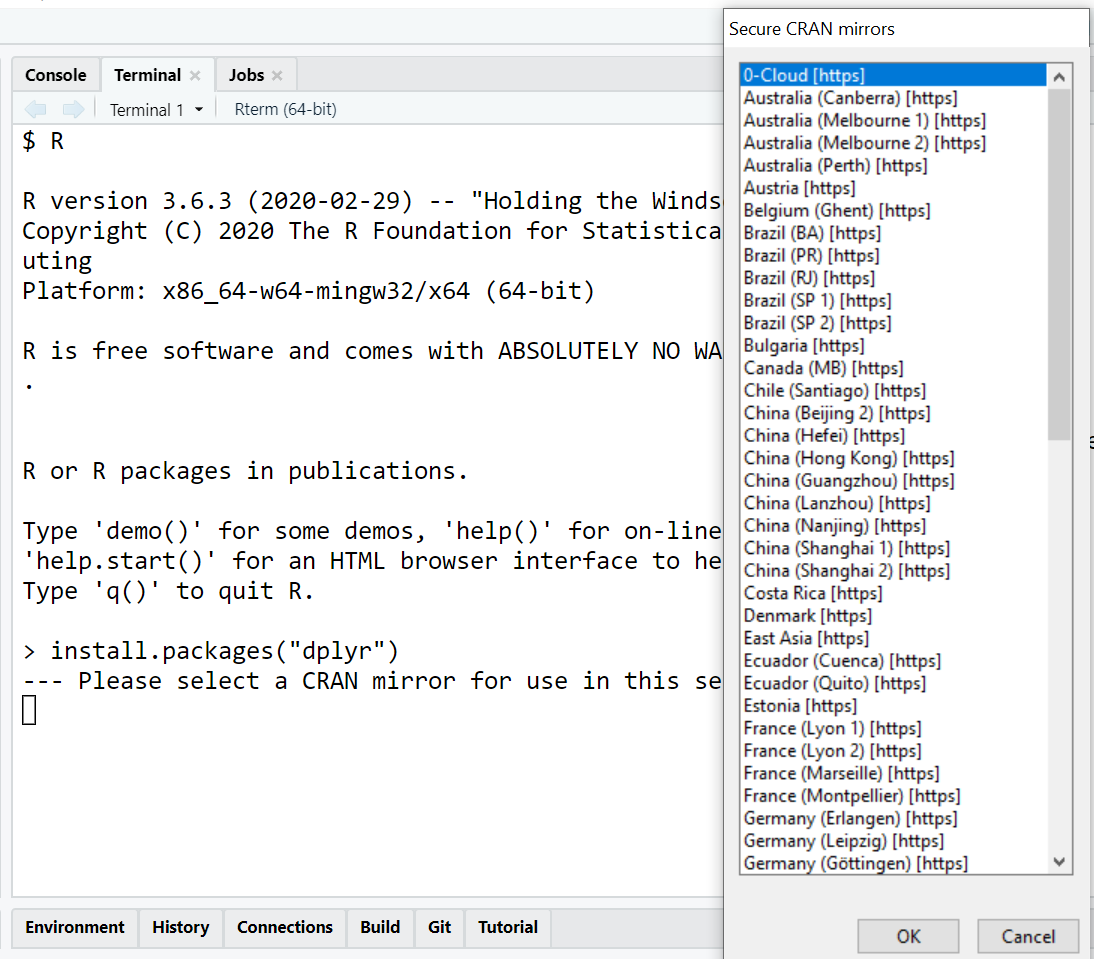 Error In Install Packages Updating Loaded Packages